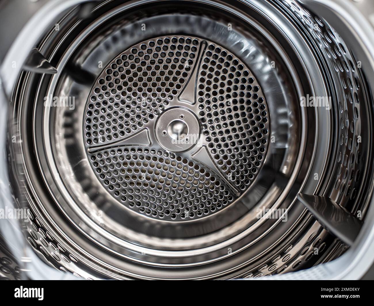 The inner drum of the washing machine shines Stock Photo - Alamy
