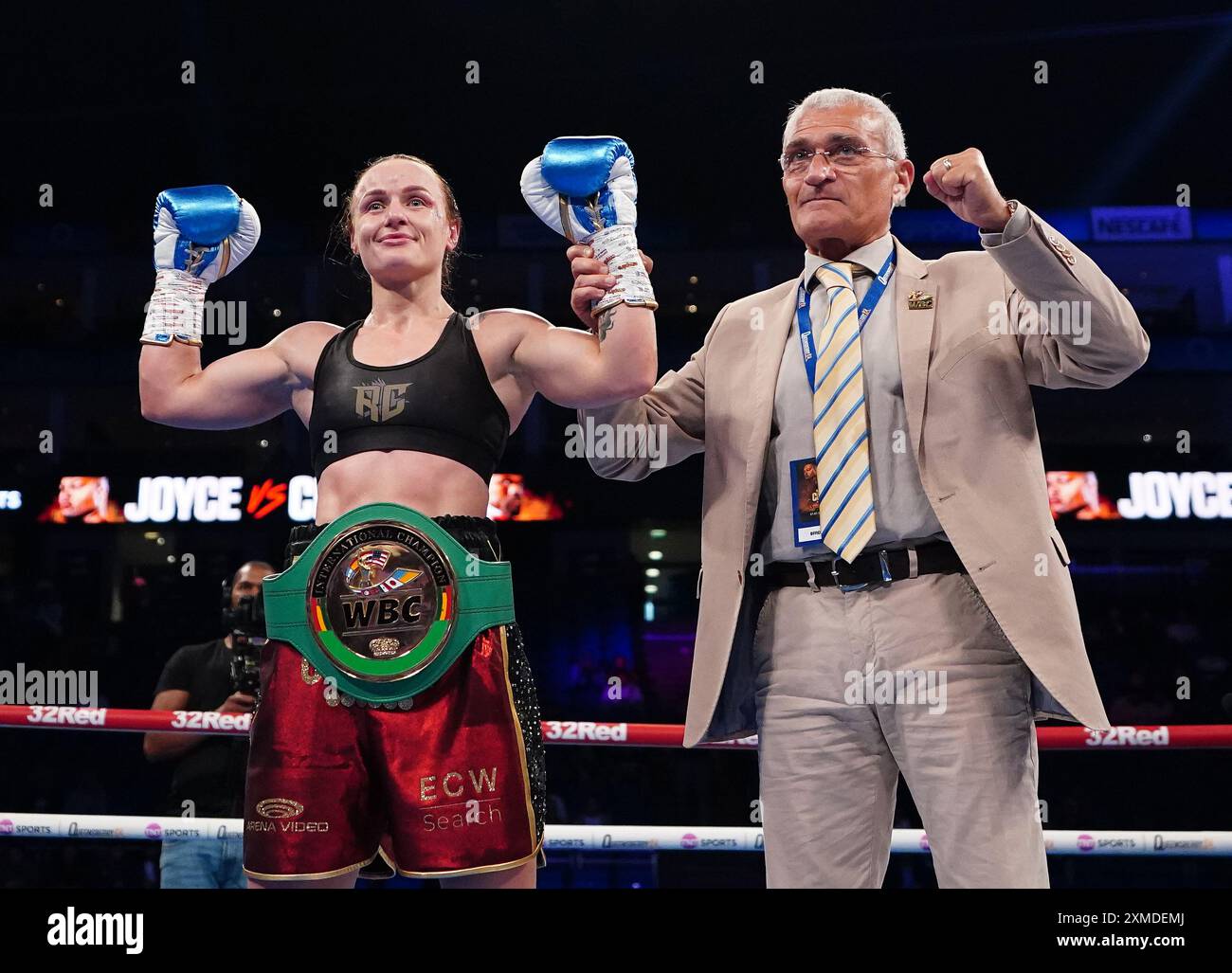 Raven Chapman after winning against Yohana Sarabia (not pictured) at ...