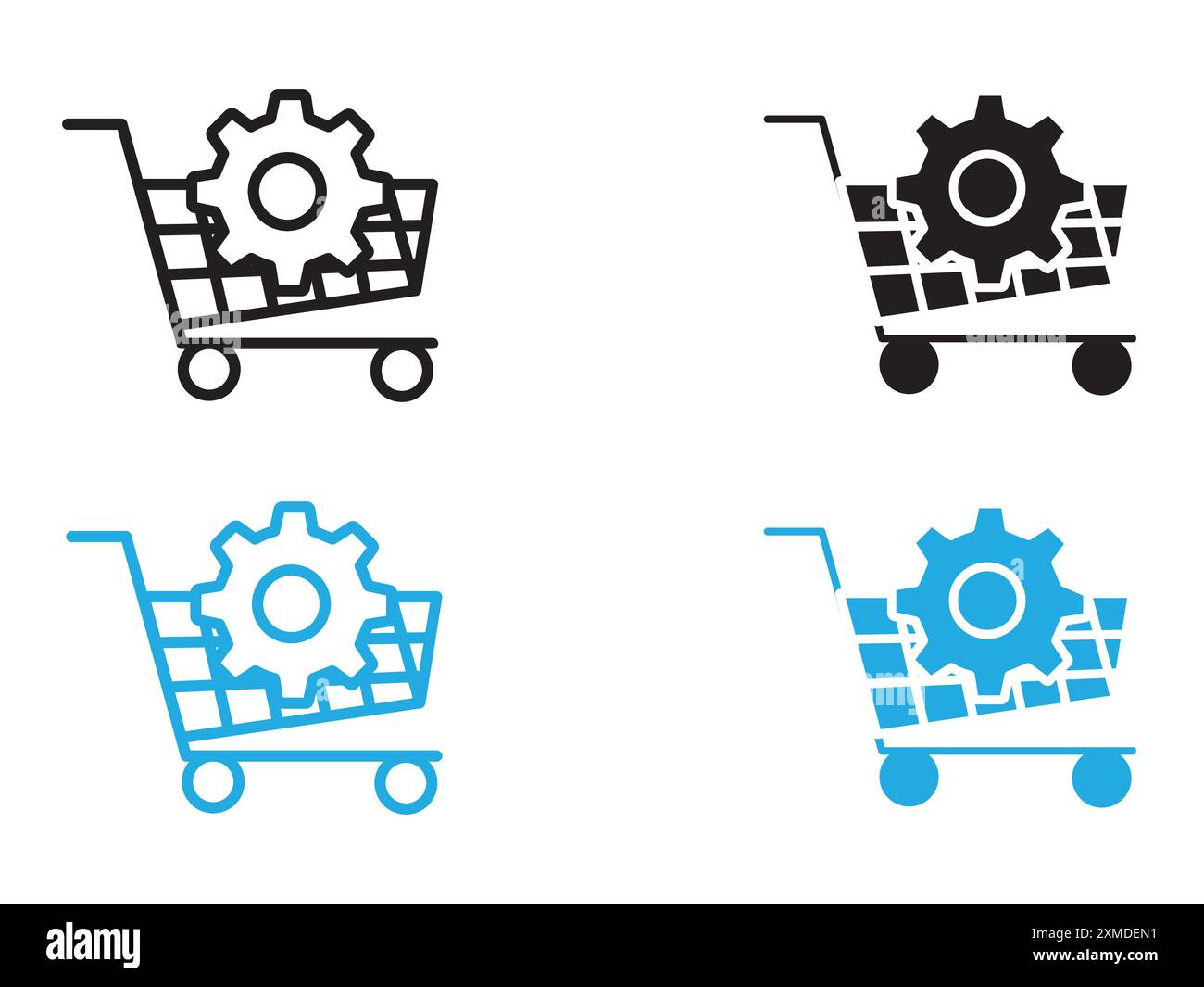 Procurement icon vector line logo mark or symbol set collection outline ...