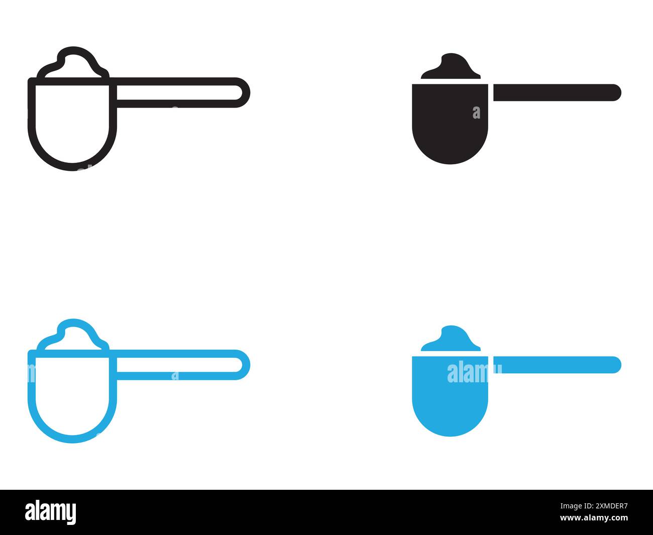 Scoop Icon Vector Line Logo Mark Or Symbol Set Collection Outline Style Stock Vector Image And Art