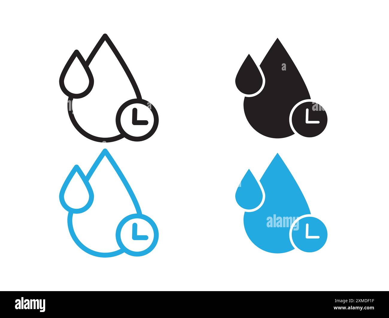 Vector laundry water drop Cut Out Stock Images & Pictures - Alamy