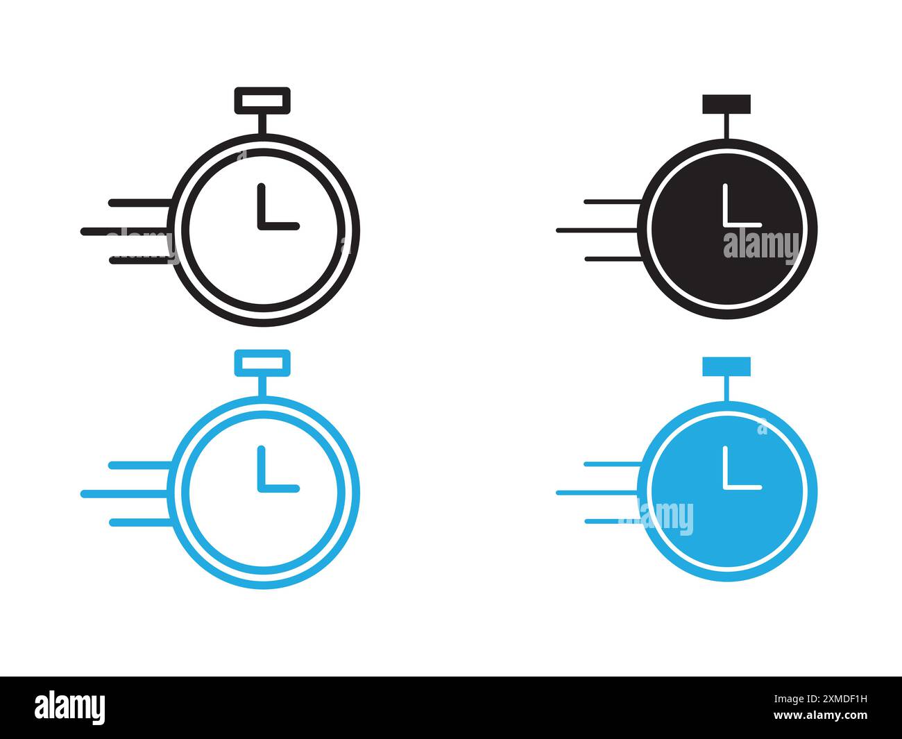 quick response icon vector line logo mark or symbol set collection ...
