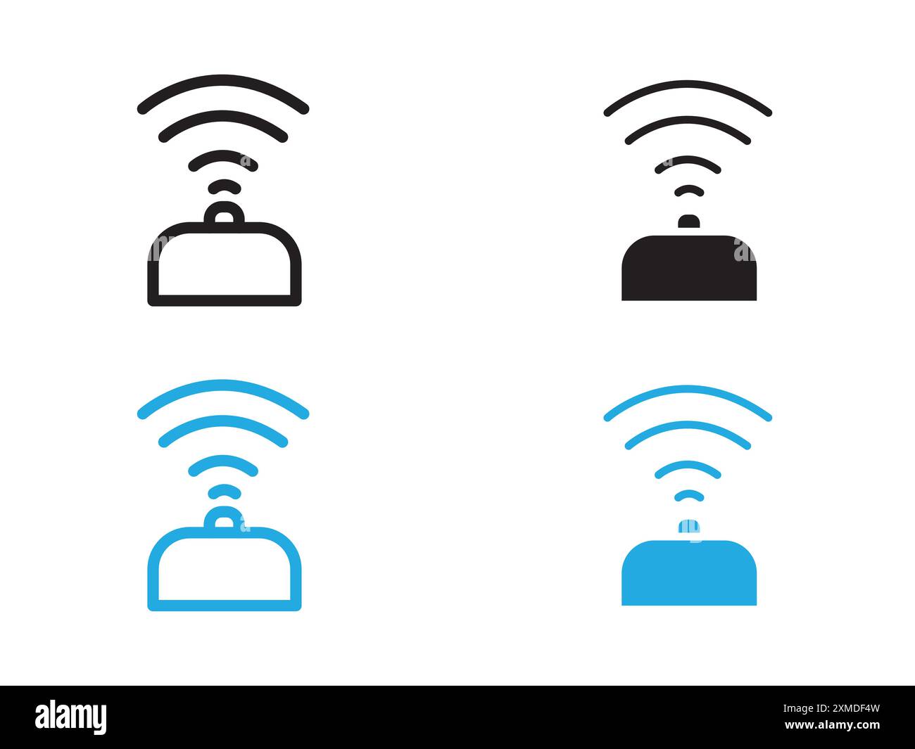 Sensor icon vector line logo mark or symbol set collection outline ...