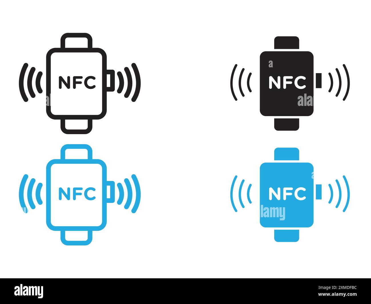 Nfc logo vector vectors hi-res stock photography and images - Alamy