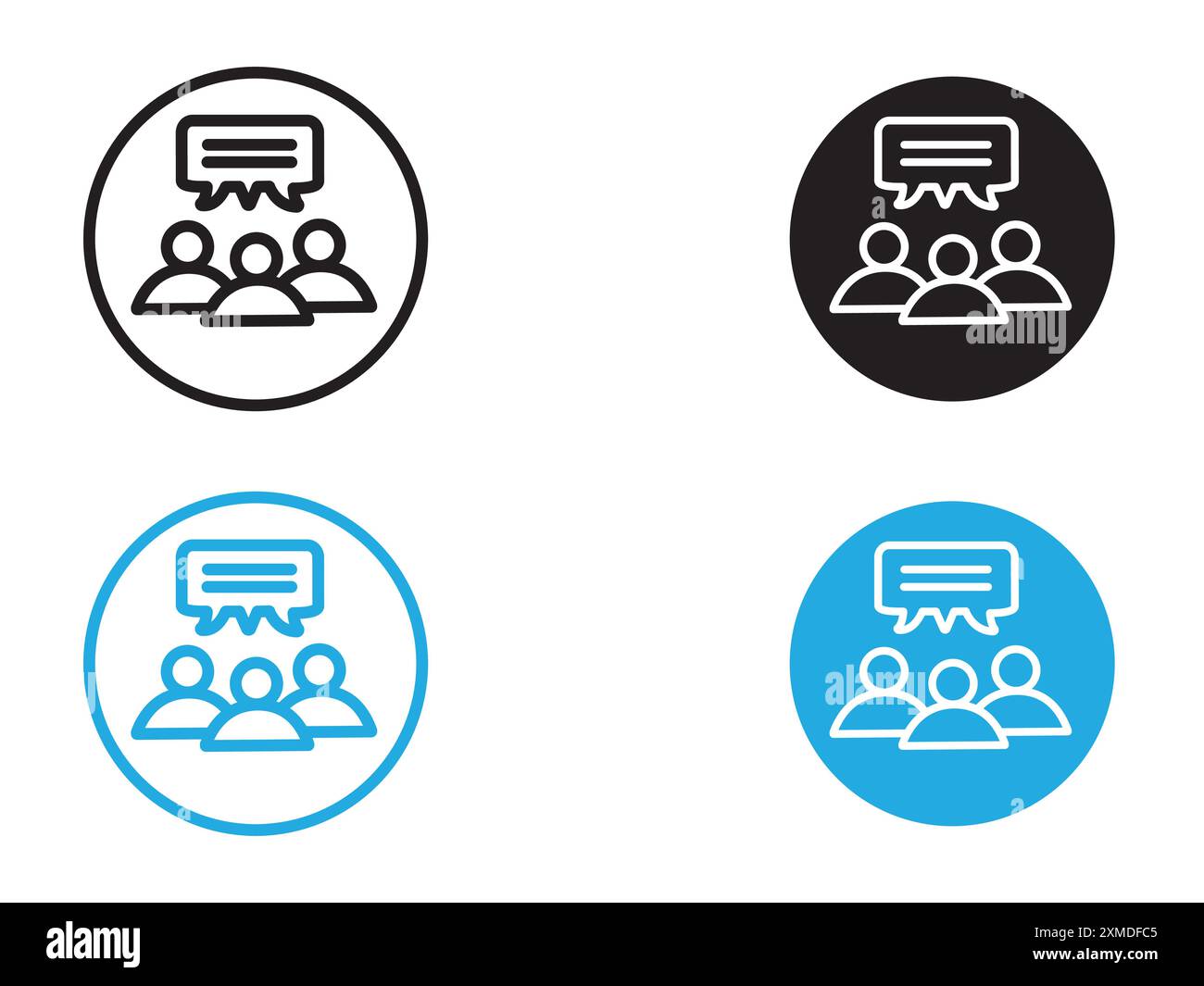 User Engagement icon vector line logo mark or symbol set collection ...