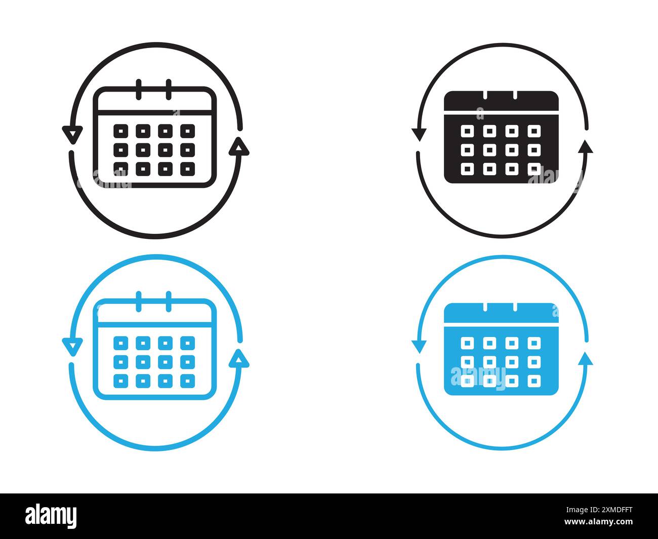 Subscription Model icon vector line logo mark or symbol set collection ...