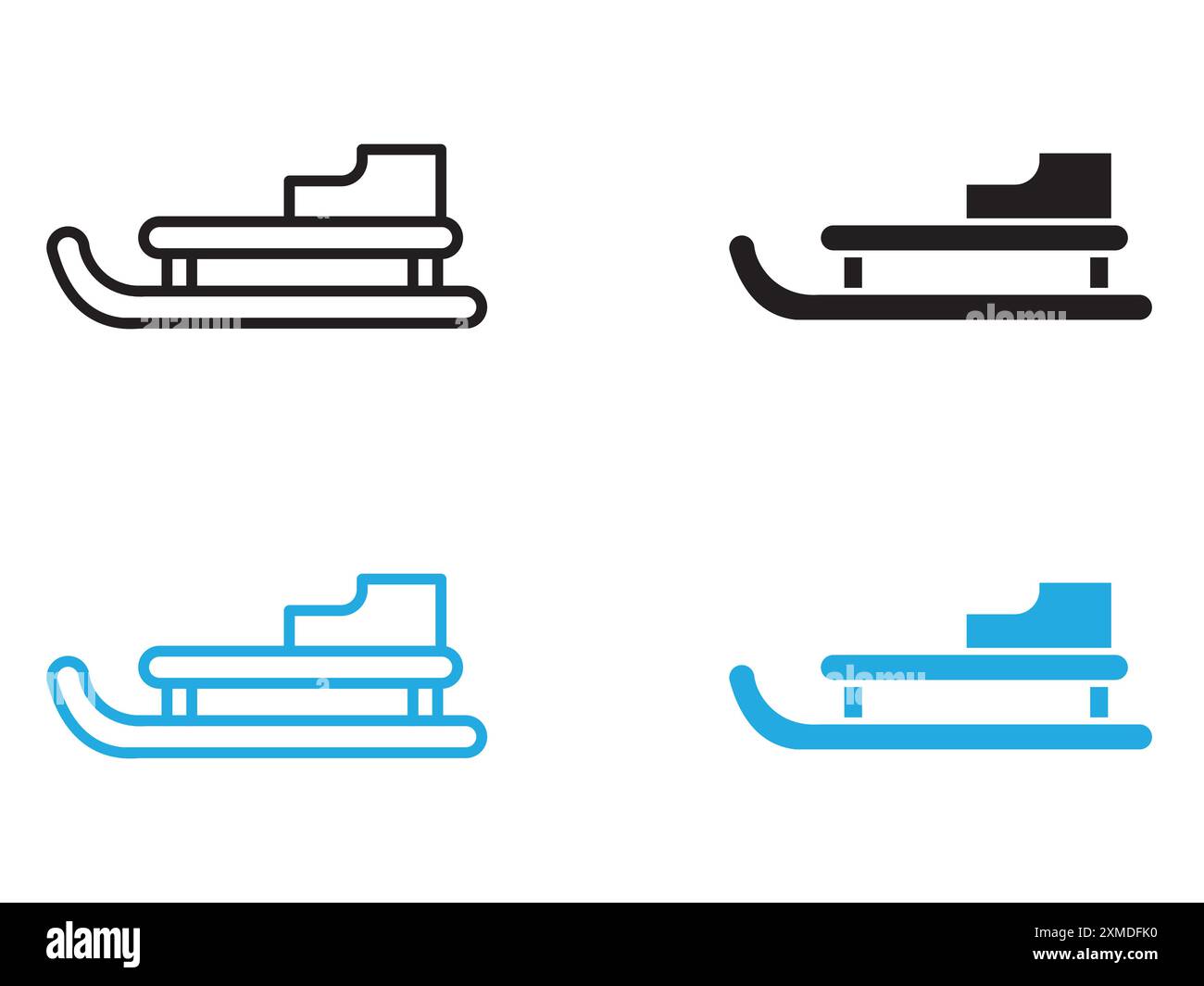 Sled dog outline hi-res stock photography and images - Alamy