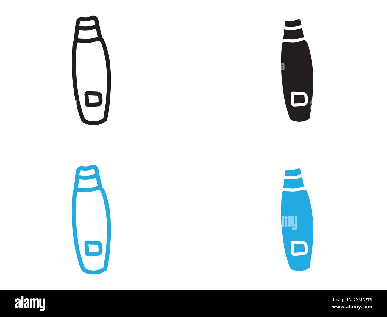 Ultrasonic face skin scrubber icon vector line logo mark or symbol set ...