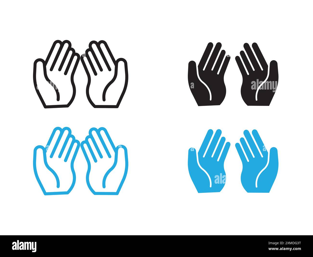 Pray Icon Vector Line Logo Mark Or Symbol Set Collection Outline Style Stock Vector Image And Art