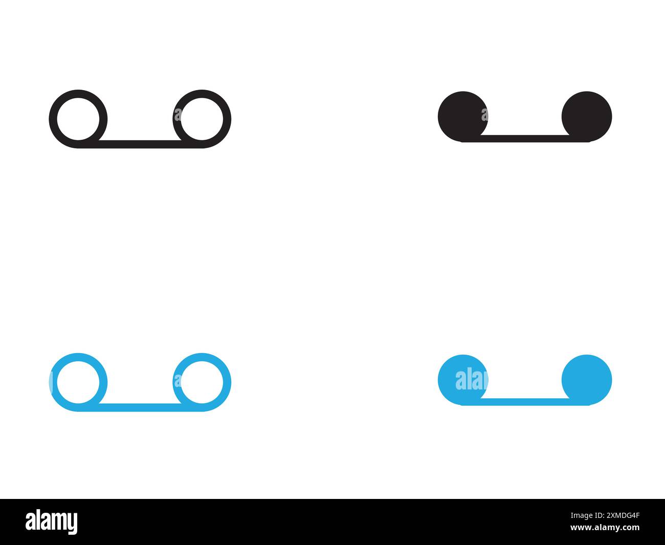 Voicemail icon vector line logo mark or symbol set collection outline ...