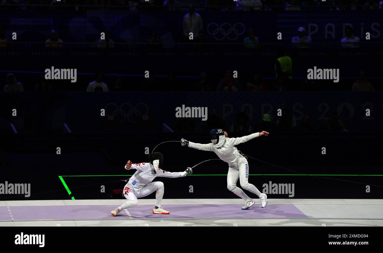 Hong Kong's Man Wai Vivian Kong (left) and Estonia's Nelli Differt ...