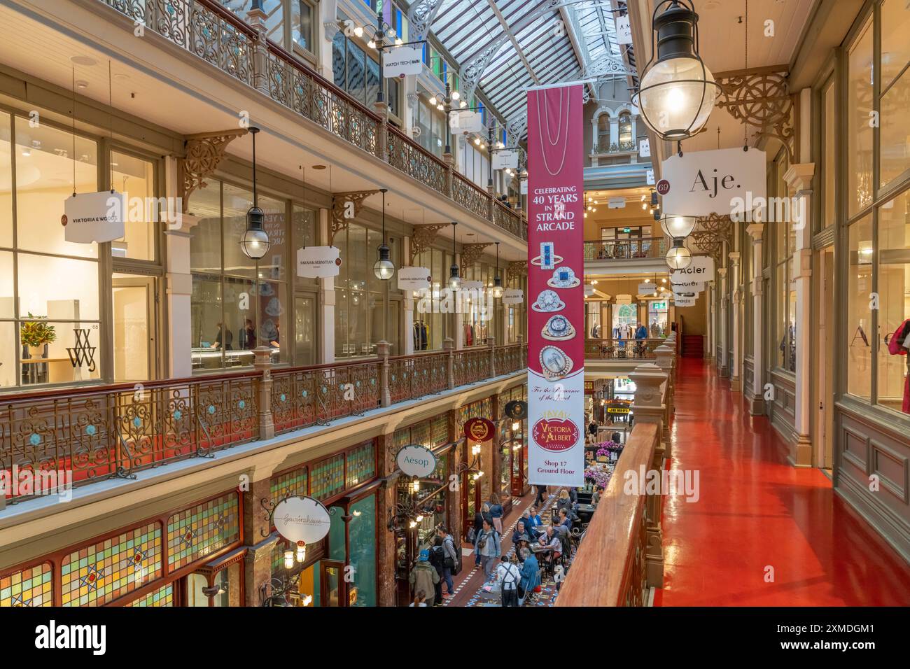 The Strand Arcade shopping center in Sydney, Australia, NSW Stock Photo ...