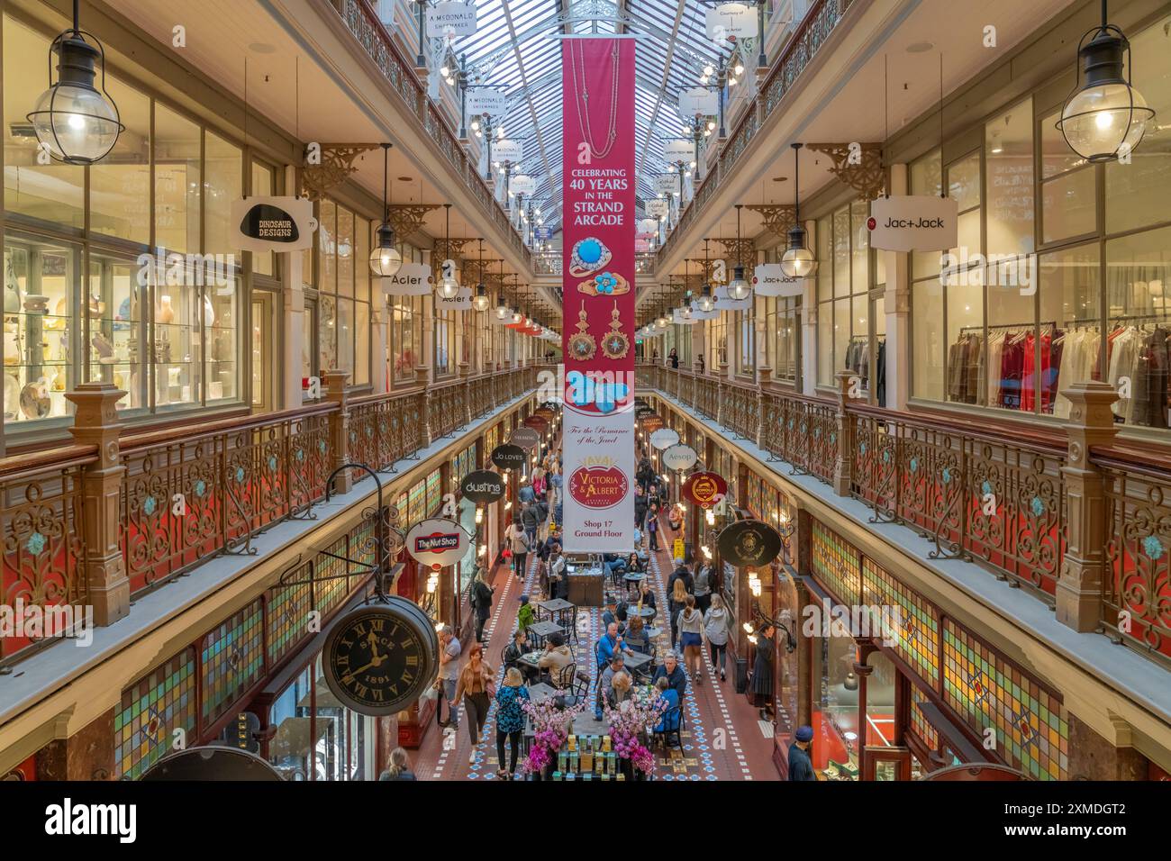 The Strand Arcade shopping center in Sydney, Australia, NSW Stock Photo ...