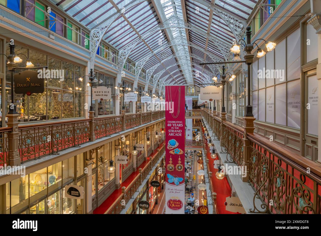 The Strand Arcade shopping center in Sydney, Australia, NSW Stock Photo ...