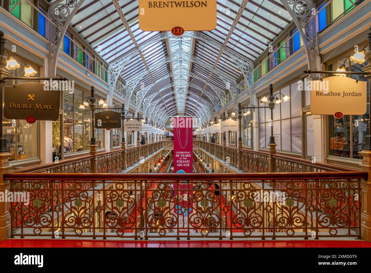 The Strand Arcade shopping center in Sydney, Australia, NSW Stock Photo ...