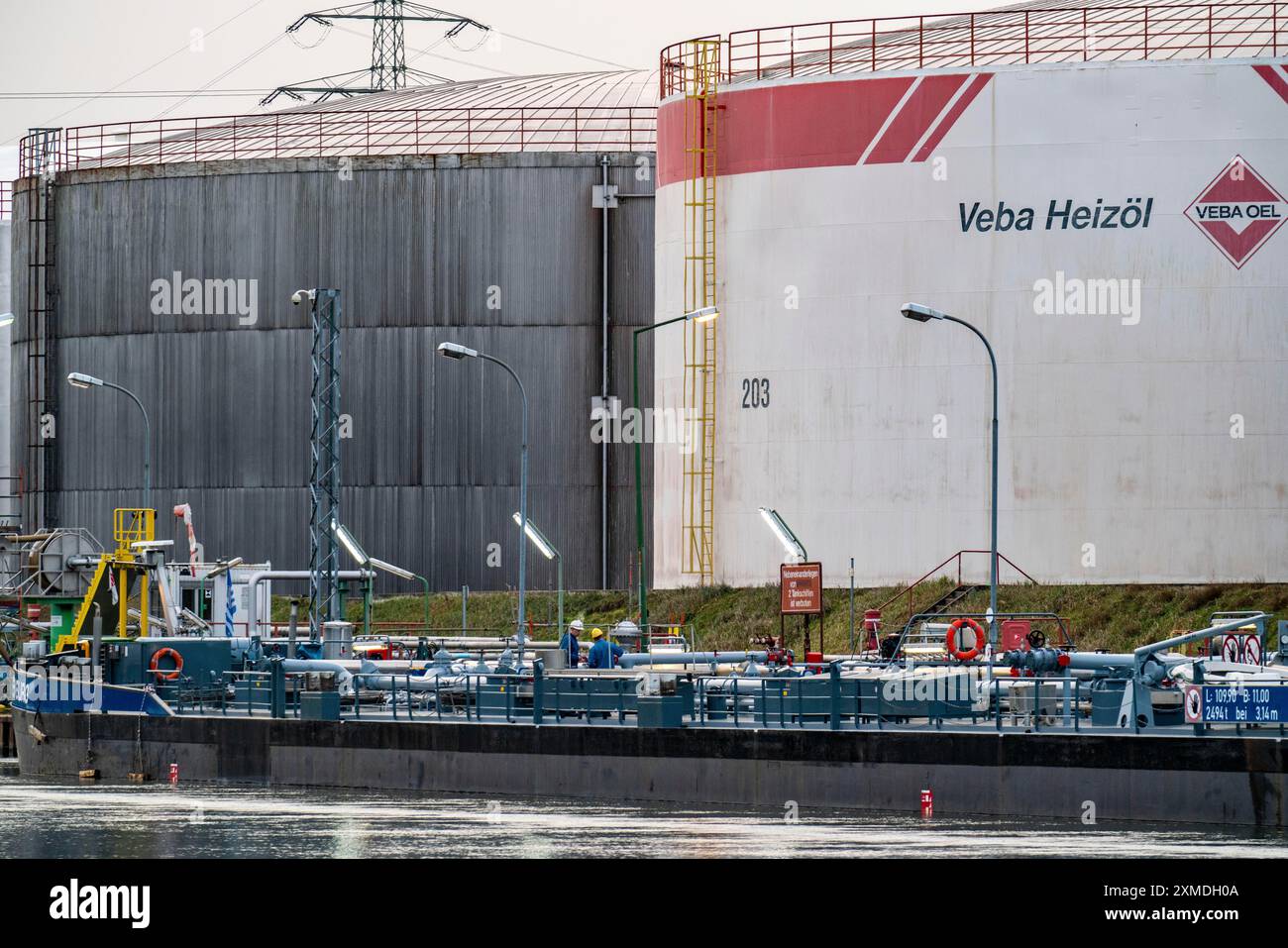Refinery of Ruhroel, BP Gelsenkirchen, today BP Refining ...