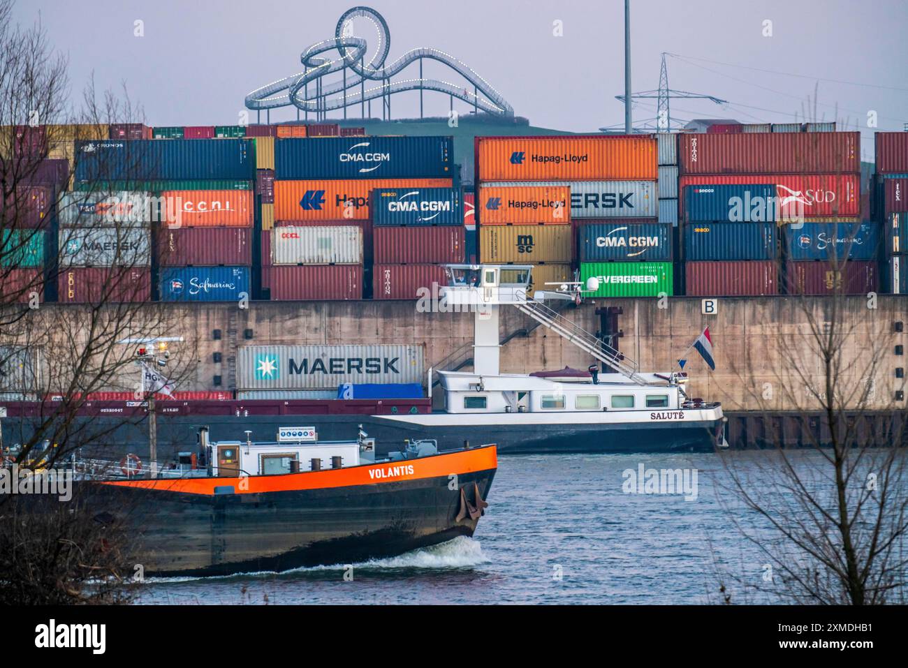 Container Handling Centre, Gateway West Terminal, Logport 2, cargo ship ...