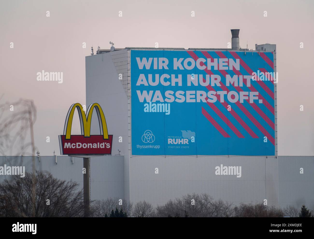 Thyssenkrupp Steel Europe AG Bochum plant, advertising for hydrogen as ...