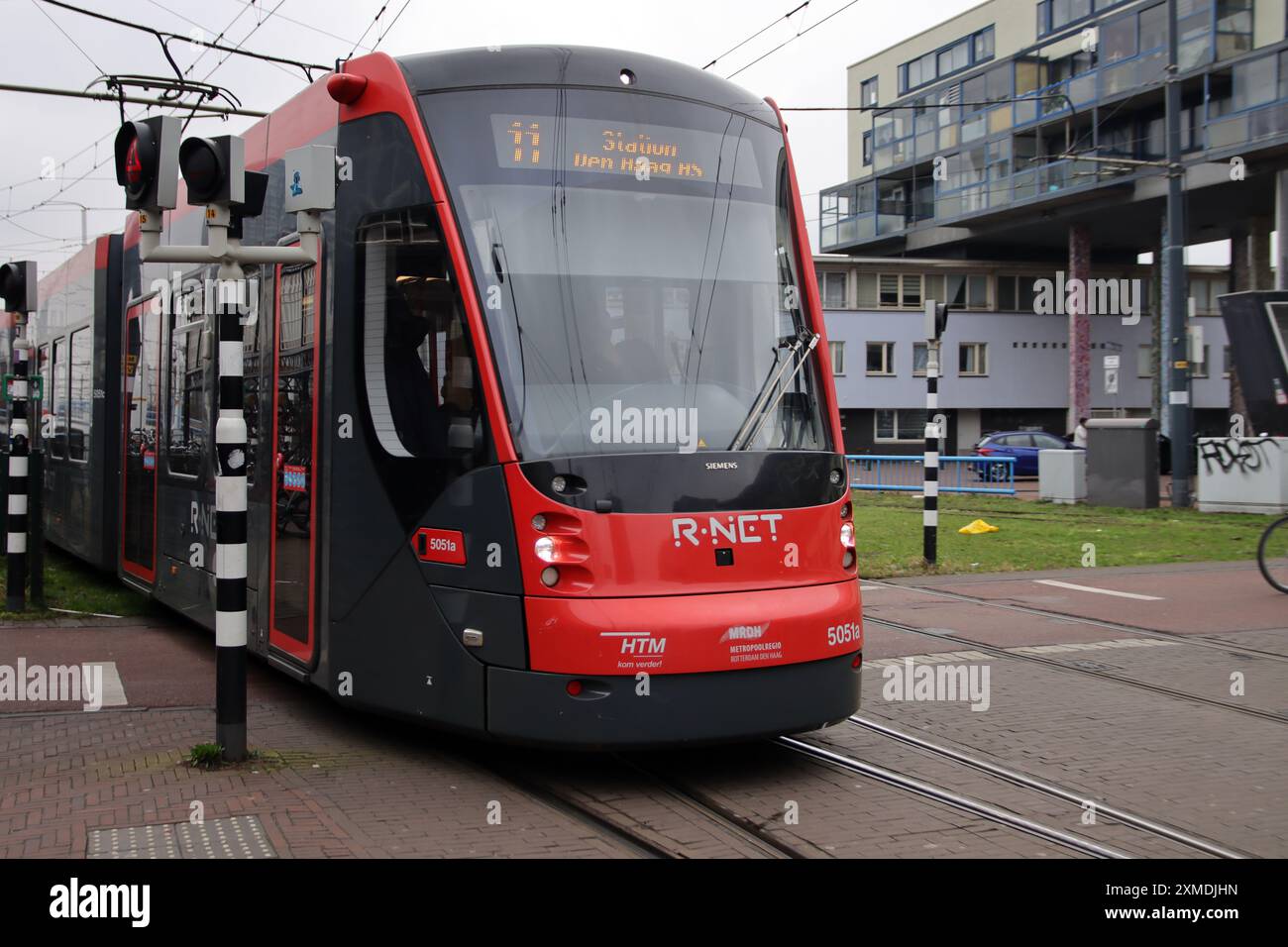Siemens Avenio trams at the The Hague Hollands Spoor station as local ...