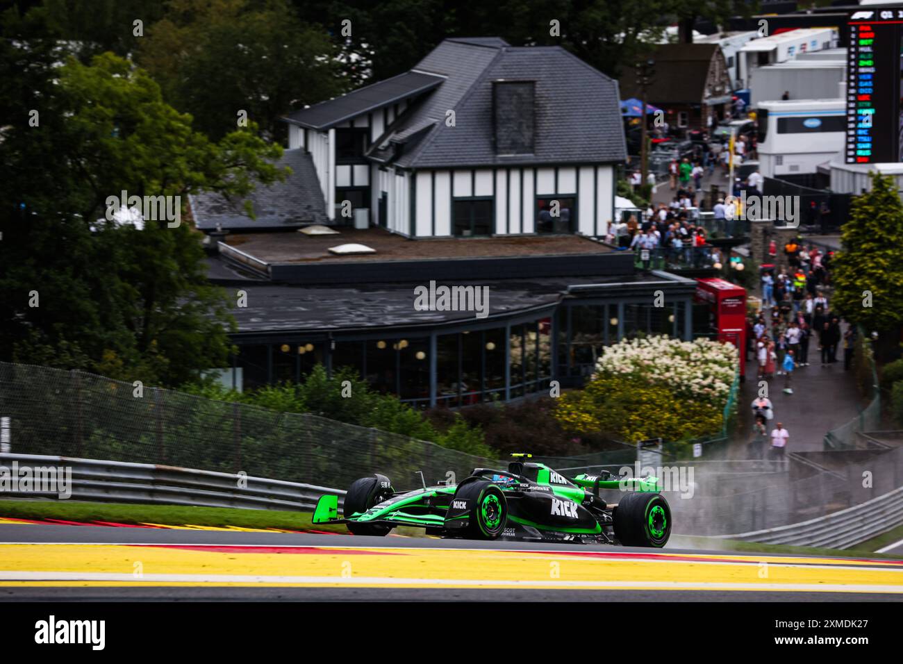 24 ZHOU Guanyu (chi), Stake F1 Team Kick Sauber C44, action during the Formula 1 Rolex Belgian ...