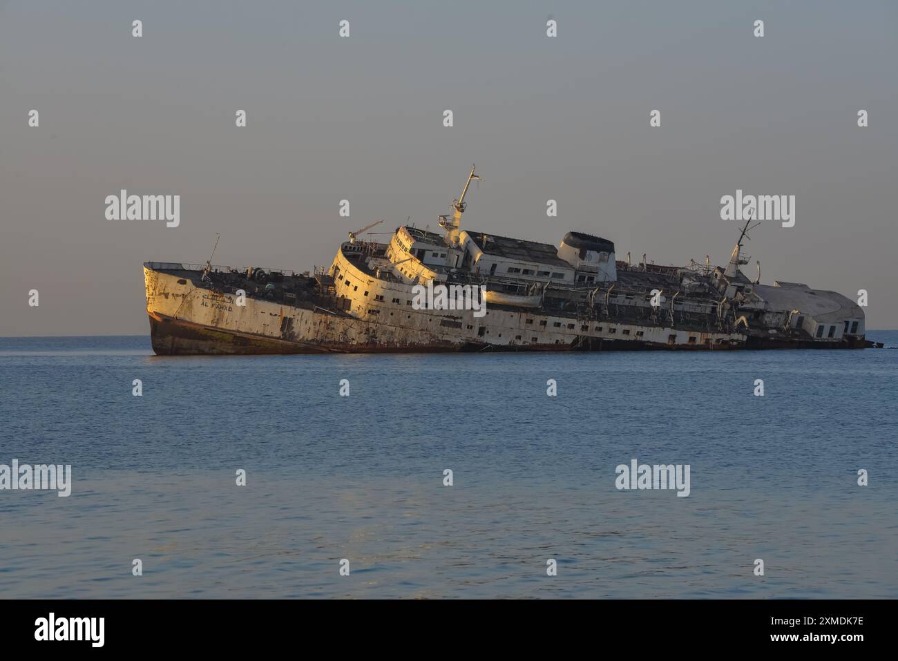 Al Fahad Ship Wreckage at Al Qattan Beach, Saudi Arabia Stock Photo - Alamy