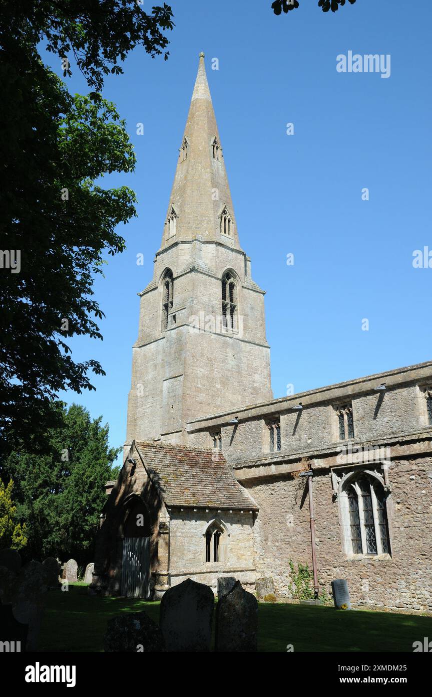 St Swithin Church, Old Weston, Cambridgeshire Stock Photo - Alamy