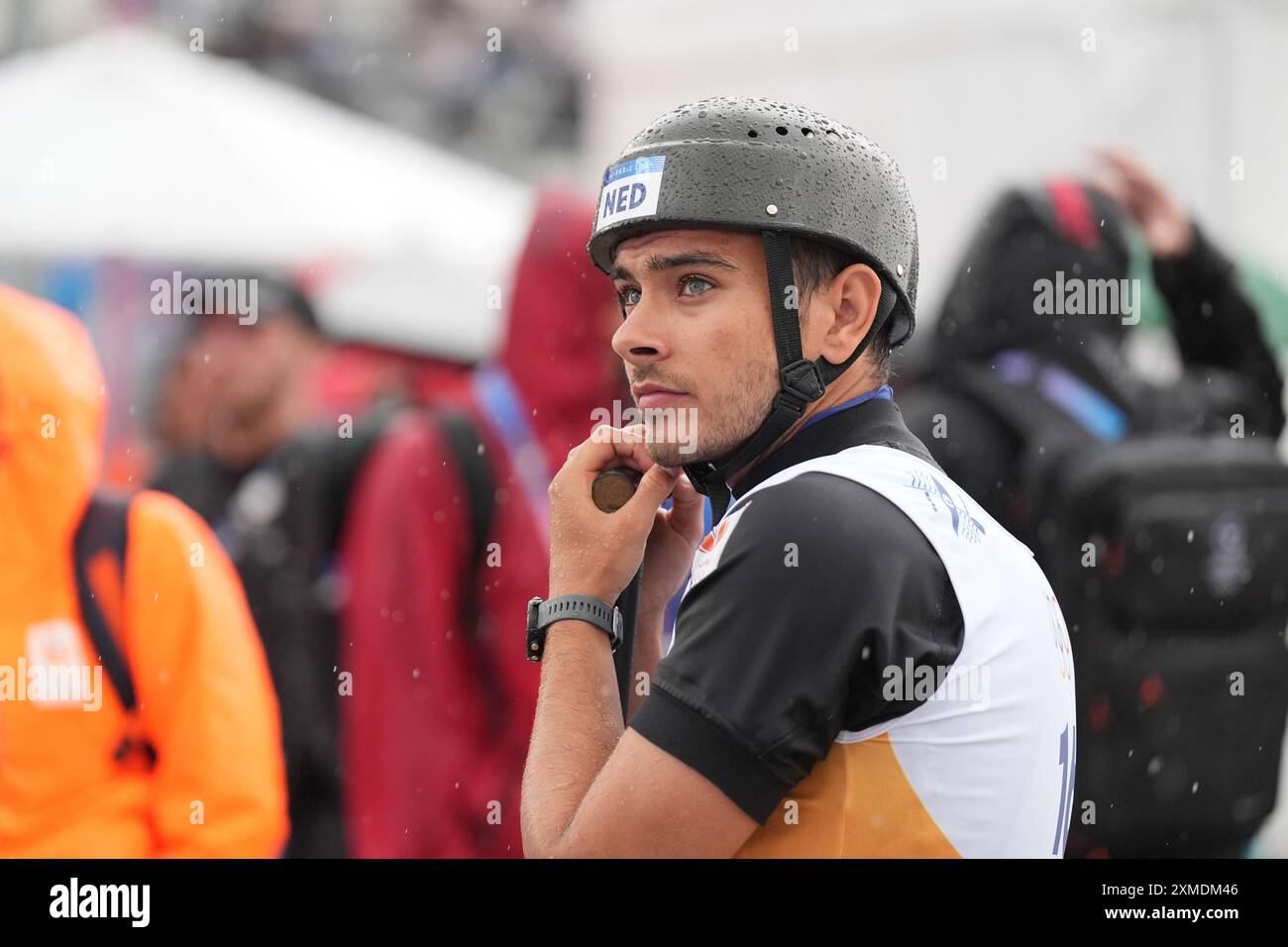 PARIS, FRANCE - JULY 27: Joris Otten waiting for result in the Men's ...