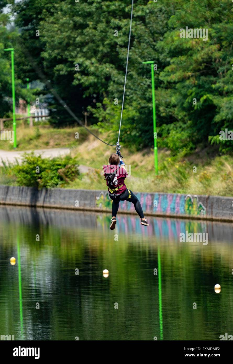 Tree 2 Tree, climbing garden, high ropes course in the Wedau sports ...