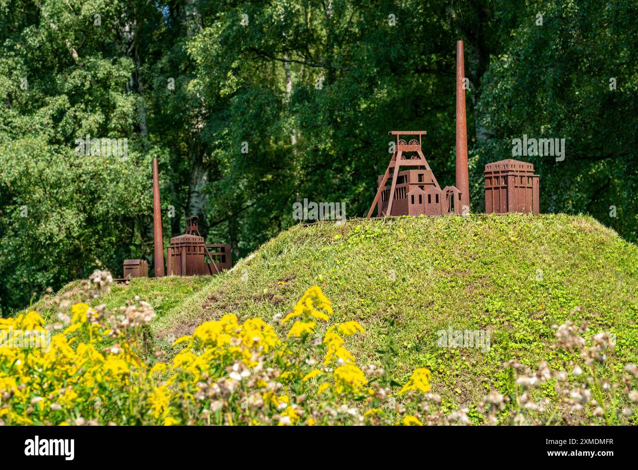 Art axis Burgenland, artwork by artist Nils-Udo, for the Ruhr.2010 ...