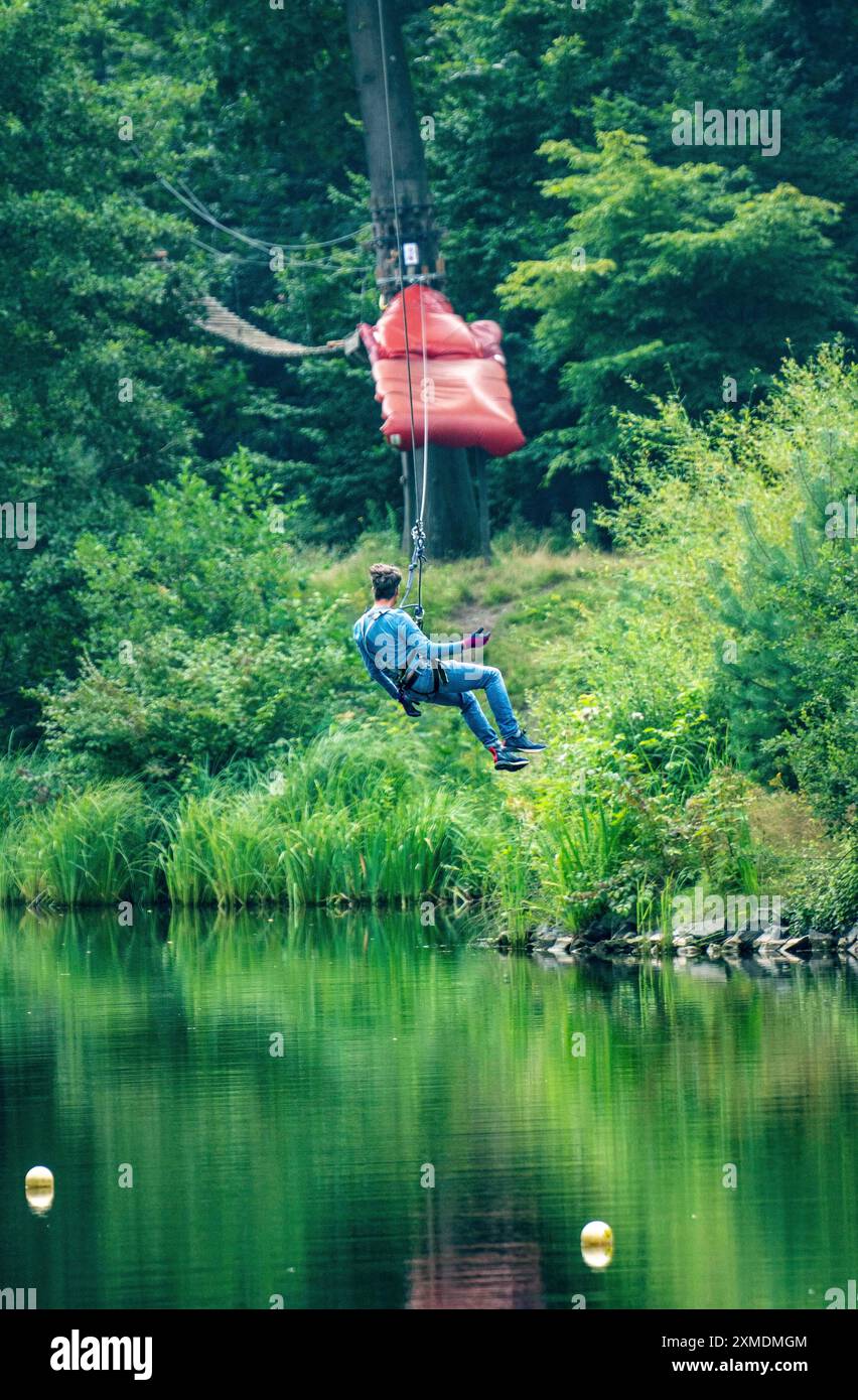 Tree 2 Tree, climbing garden, high ropes course in the Wedau sports ...