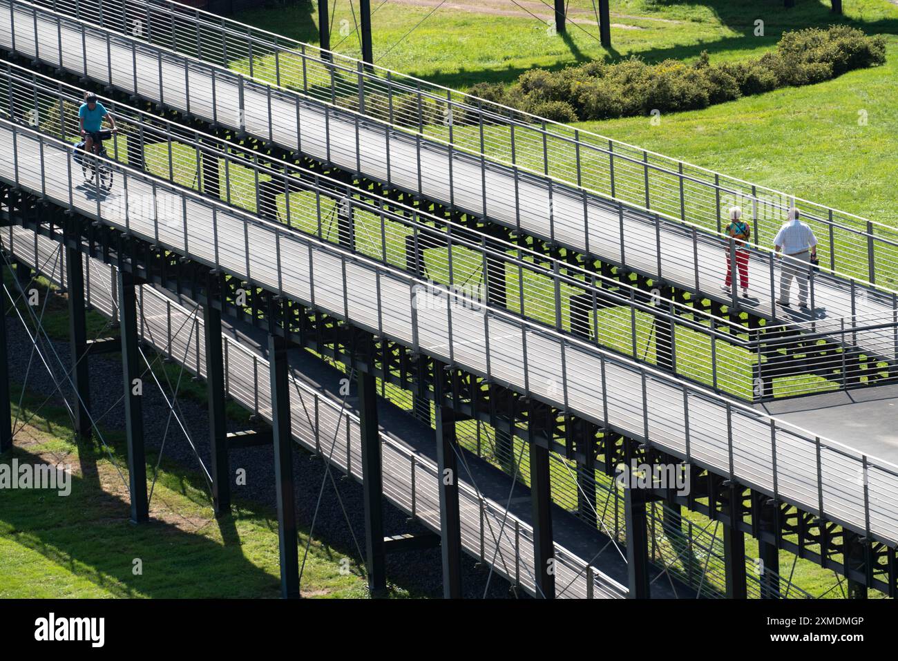 The Nordsternpark, former site of the Nordstern colliery, steel ...