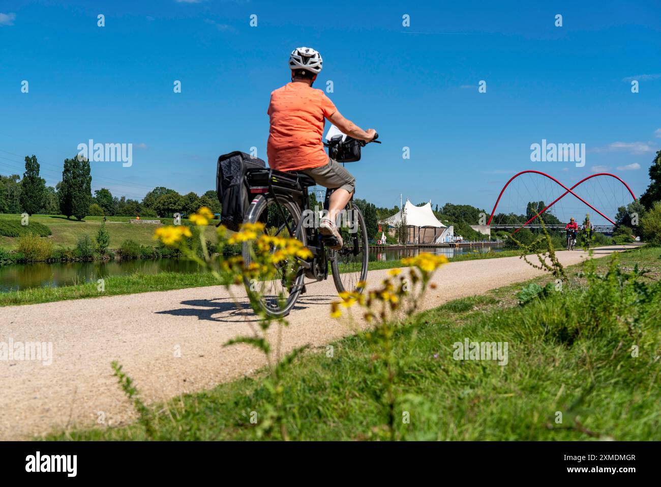 Nordsternpark, former site of the Nordstern colliery, double arch ...