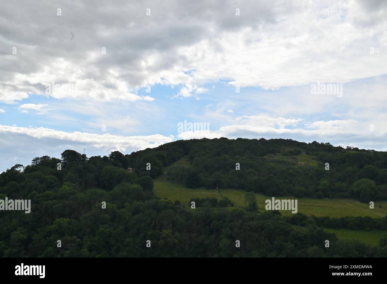 Clouding over the Hills Stock Photo - Alamy
