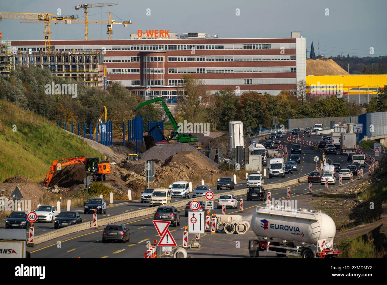 Bochum motorway ring road, final construction phase of the Bochum ...