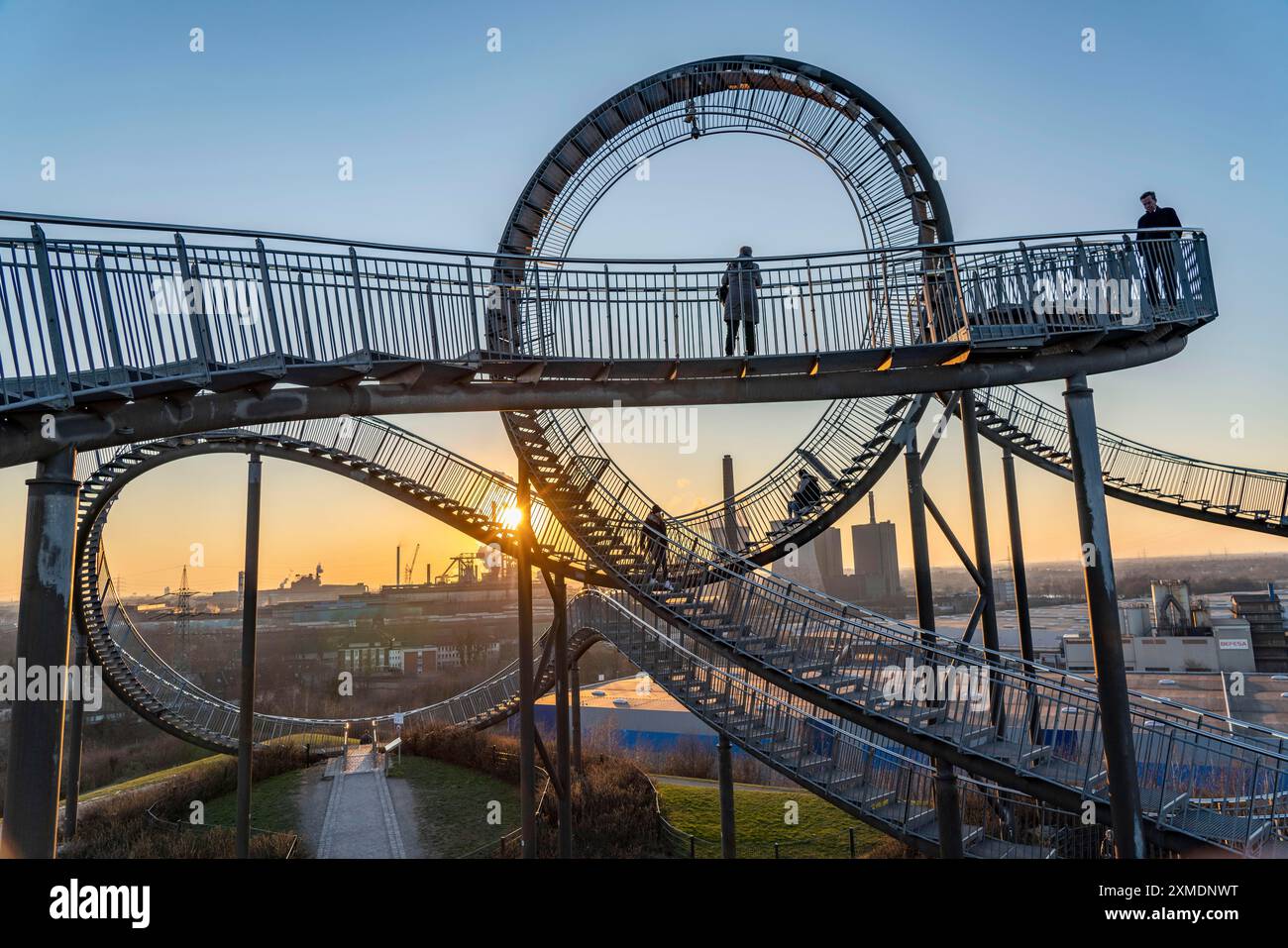 Landmark Angerpark Tiger & Turtle, Magic Mountain, walk-in sculpture in ...