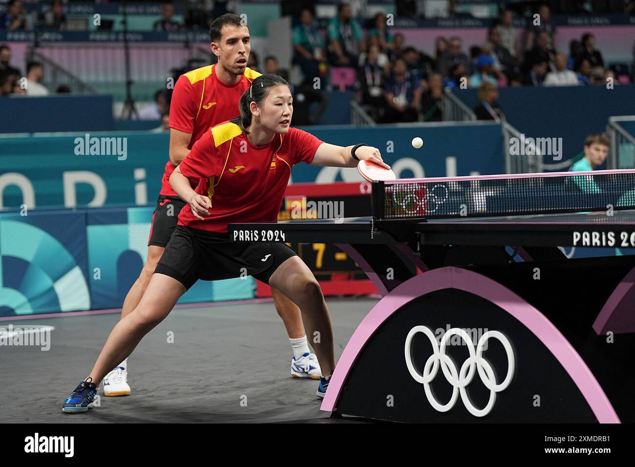 Robles Alvaro (ESP) and Xiao Maria (ESP) versus Ishiy Vitor (BRA) and ...
