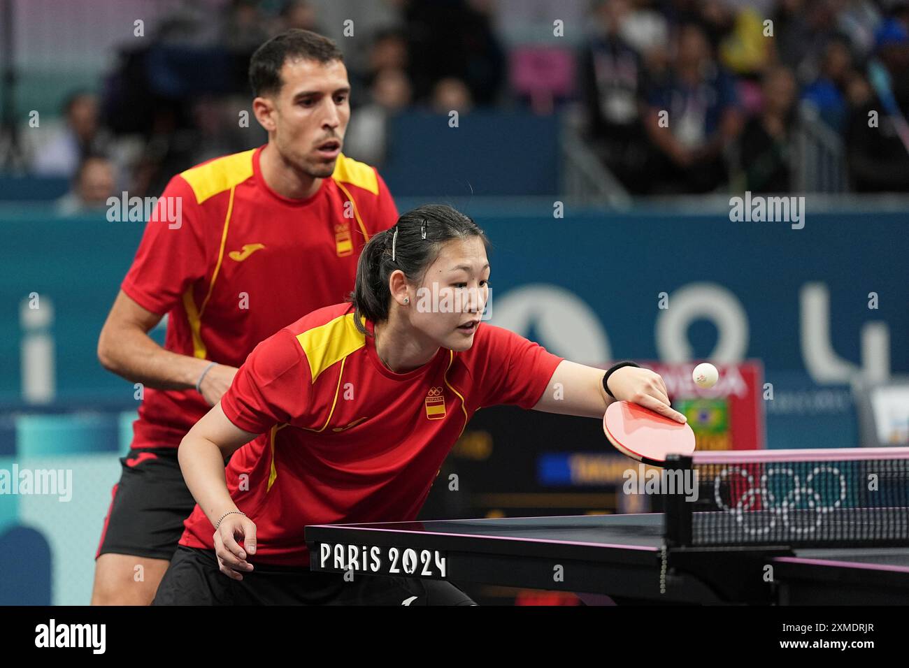 Robles Alvaro (ESP) and Xiao Maria (ESP) versus Ishiy Vitor (BRA) and ...