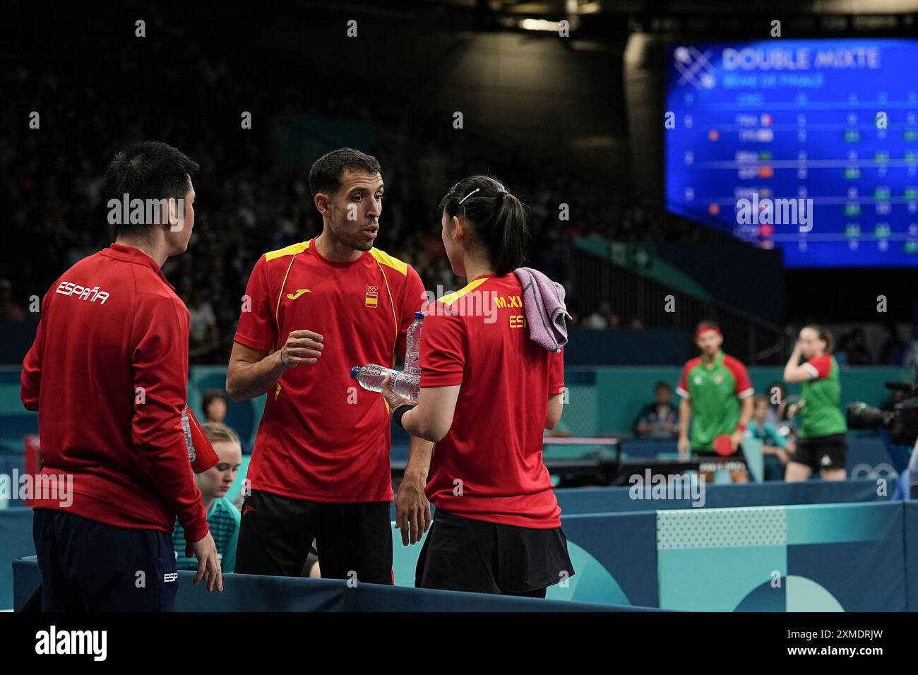 Robles Alvaro (ESP) and Xiao Maria (ESP) versus Ishiy Vitor (BRA) and ...