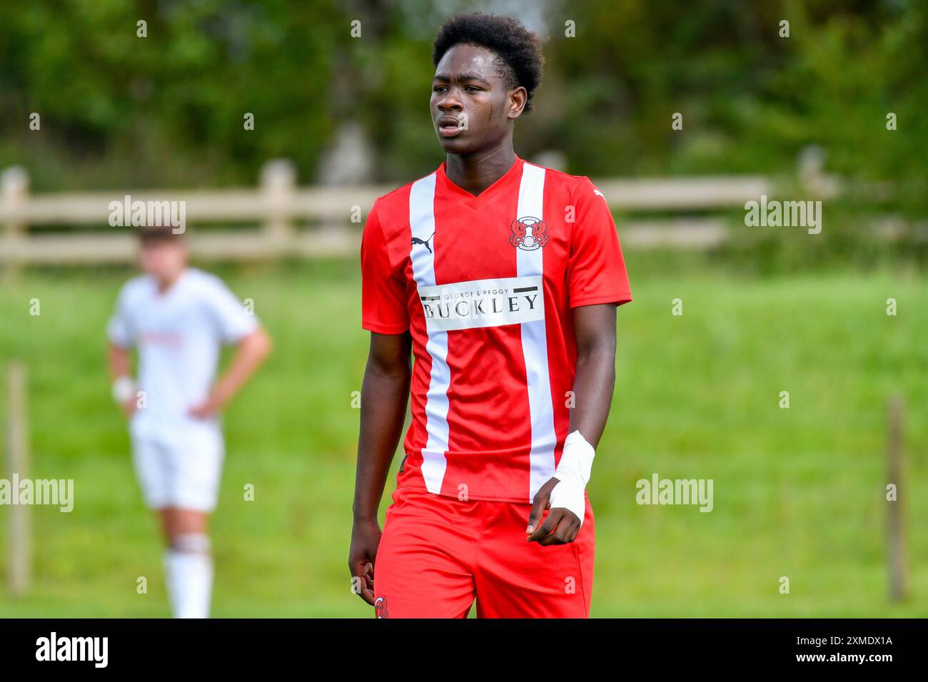 Swansea, Wales. 27 July 2024. Claudio Asumu Nsang of Leyton Orient ...