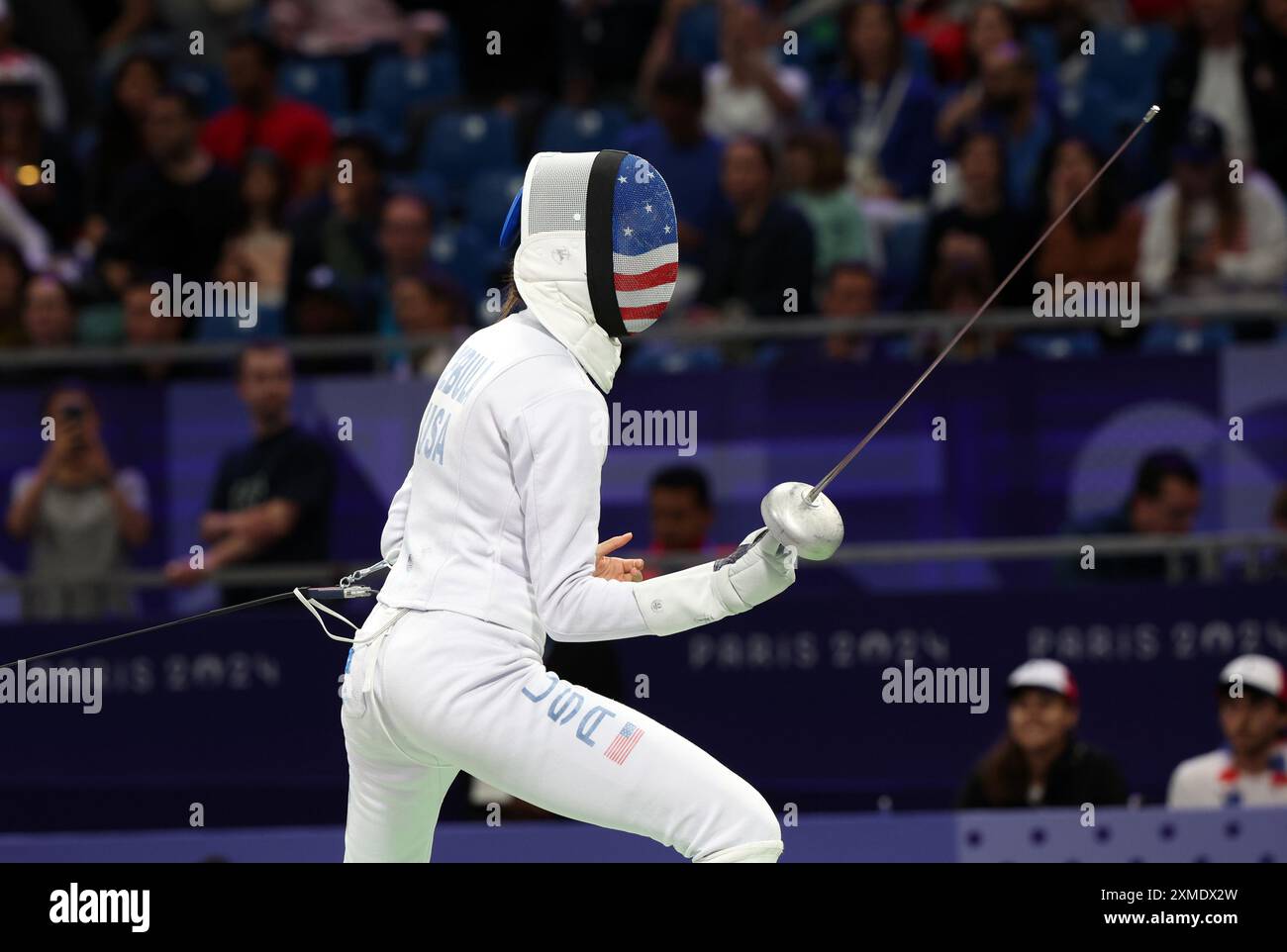 Paris, France. 27th July, 2024. Anne Cebula of the US competes against ...