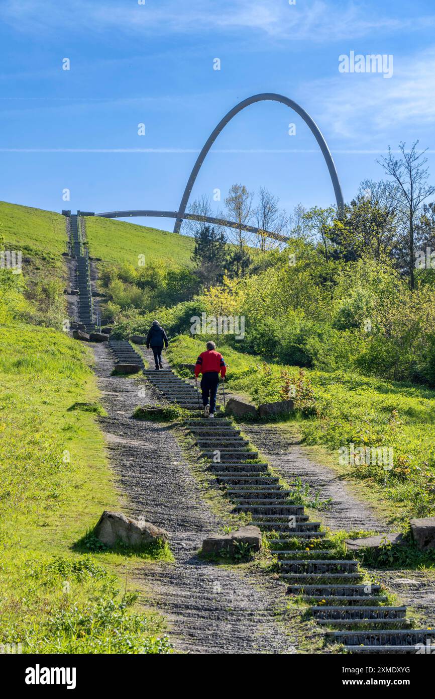 The Hoheward spoil tip, main part of the Hoheward Landscape Park ...