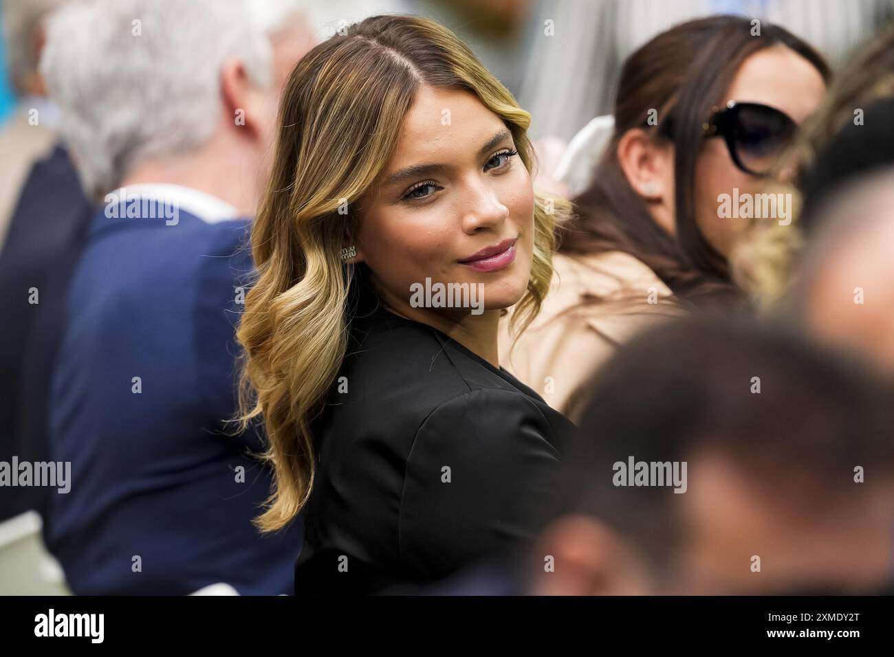 Gabriely Miranda, model and Endrick's girlfriend, seen during the ...