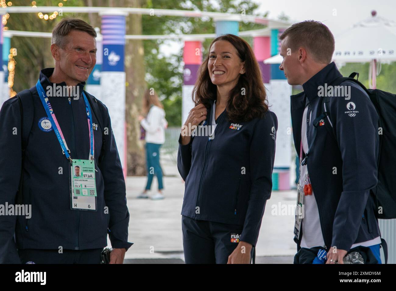 Paris, Ile de France, France. 27th July, 2024. Finland First Lady ...