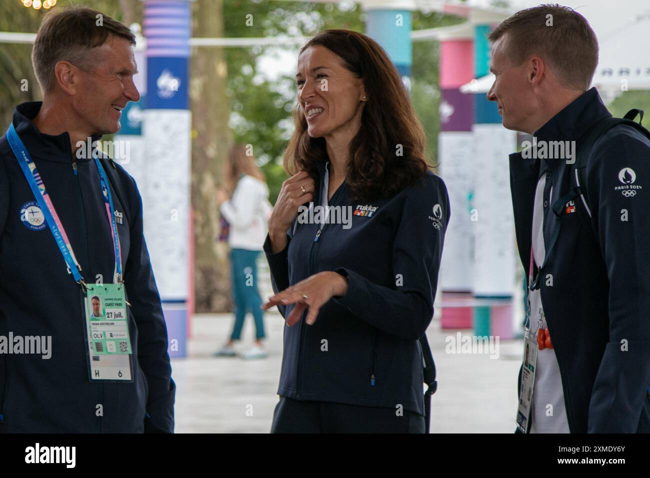 Paris, Ile de France, France. 27th July, 2024. Finland First Lady ...
