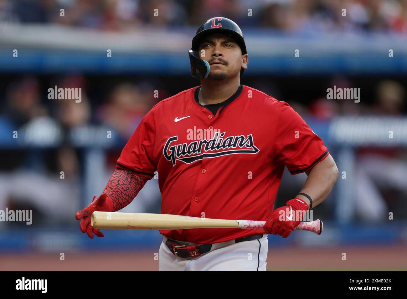 CLEVELAND, OH - JULY 20: Josh Naylor #22 of the Cleveland Guardians ...