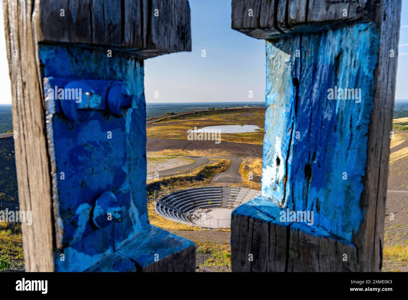 The Haniel spoil tip, 185 metre high spoil tip, at the Prosper Haniel ...