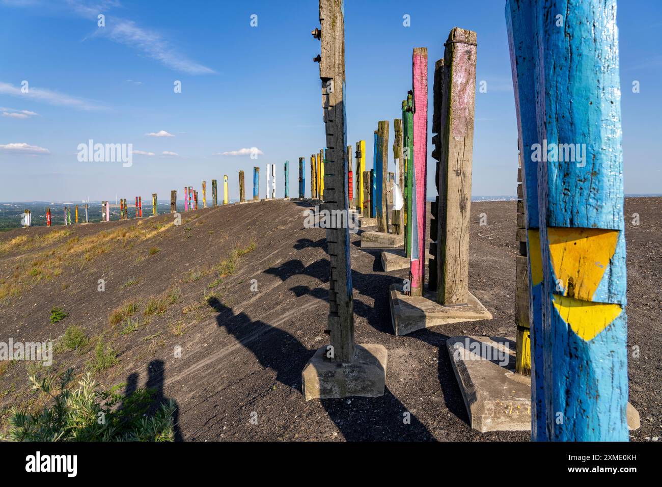The Haniel spoil tip, 185 metre high spoil tip at the Prosper Haniel ...