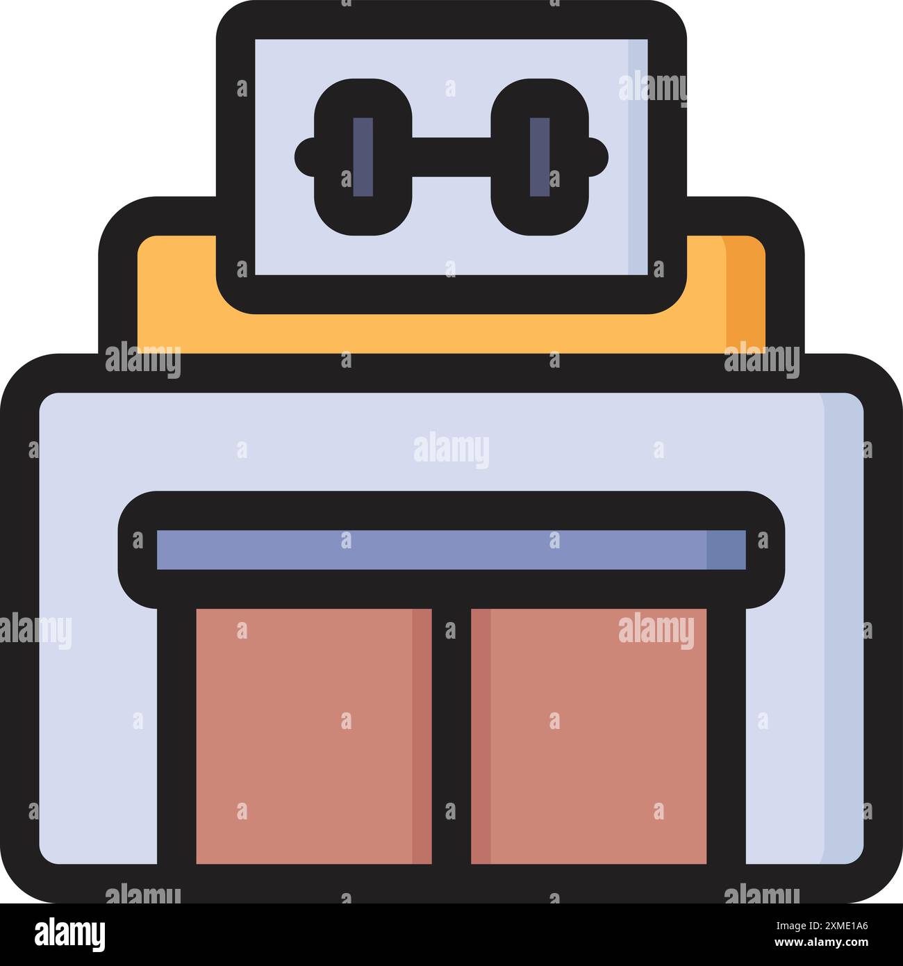 Gym fitness icon set Stock Vector Images - Alamy