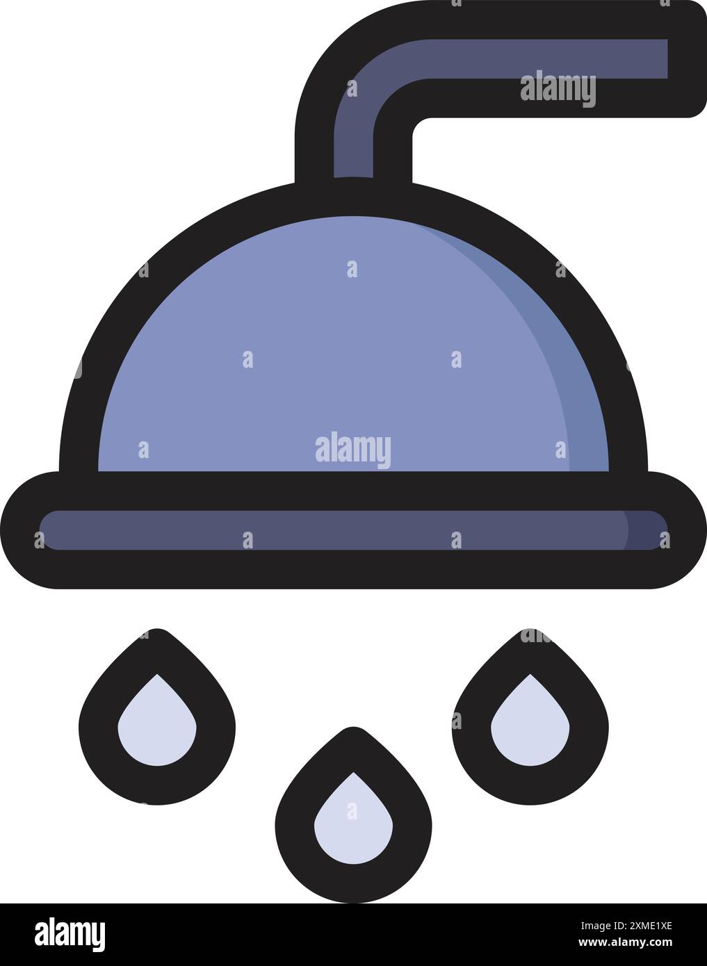 Shower icon sign on Stock Vector Images - Alamy