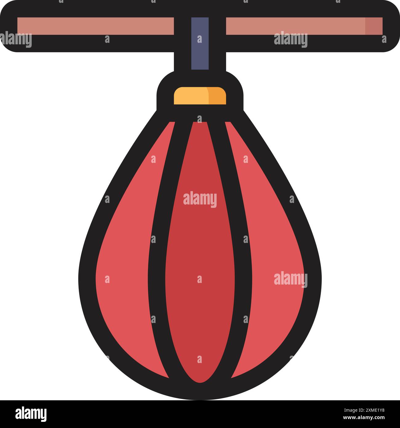 Punching ball Stock Vector Images - Alamy